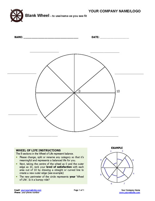 BLANK Coaching Wheel | Coaching Tools from The Coaching Tools Company.com BLANK Coaching Wheel | Coaching Tools from The Coaching Tools Company.com